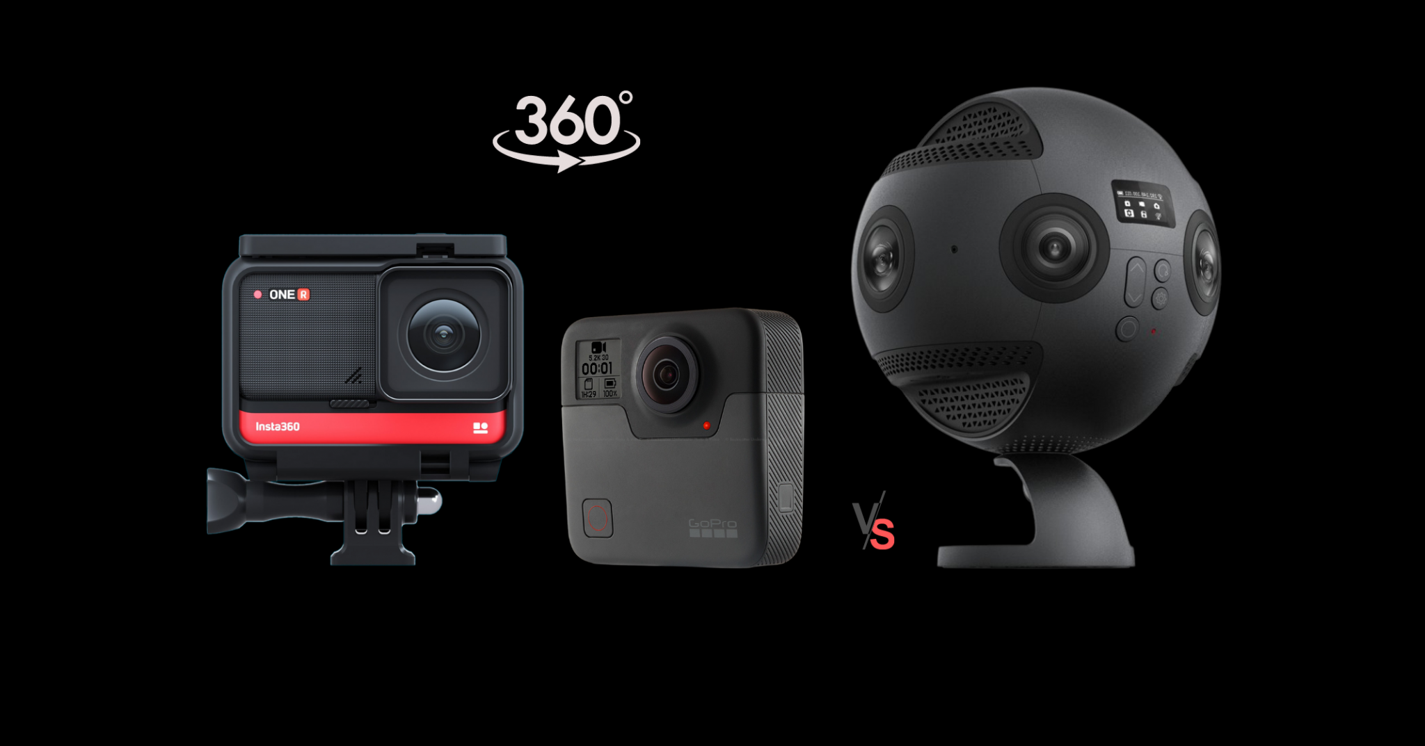 Insta 360 One R, Insta 360 Pro ve Go Pro Fusion Karşılaştırması